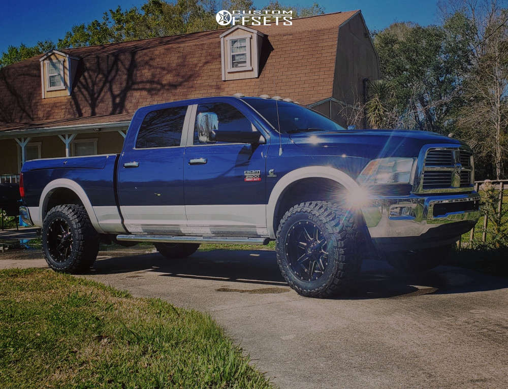 2012 Ram 2500 with 20x10 -18 Fuel Maverick D610 and 35/12.5R20 Toyo ...