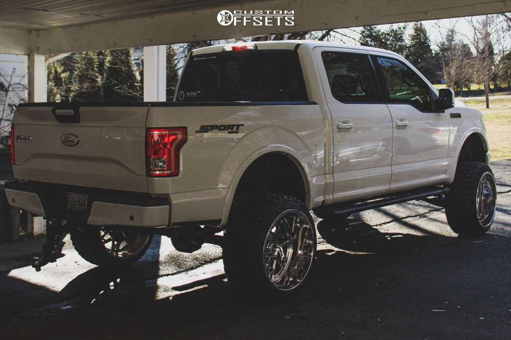 2016 Ford F-150 with 24x14 -76 Dropstars Forged F60p1 and 35/12.5R24 ...