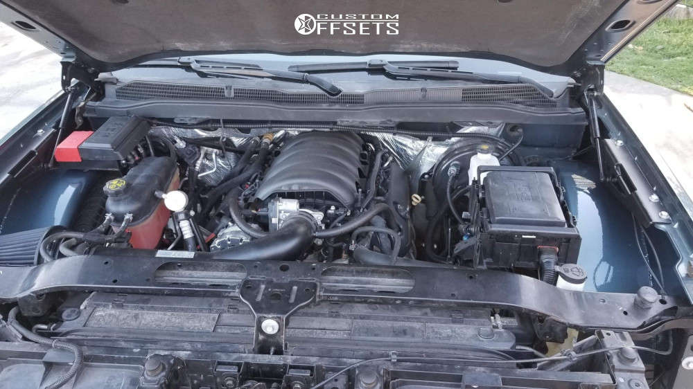 2014 Chevrolet Silverado 1500 with 26x10 30 DUB 8 Ball and 305/30R26 ...