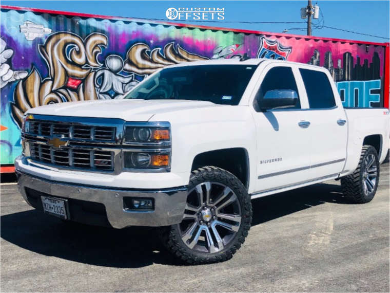 2015 Chevrolet Silverado 1500 with 22x9 24 OE Performance 182 and 33/12 ...