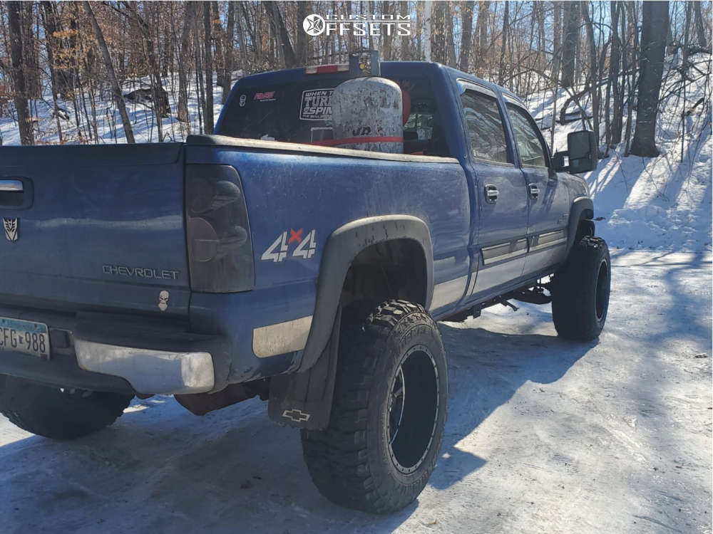 2004 Chevrolet Silverado 2500 HD with 20x12 -51 Vision Split and 37/12 ...