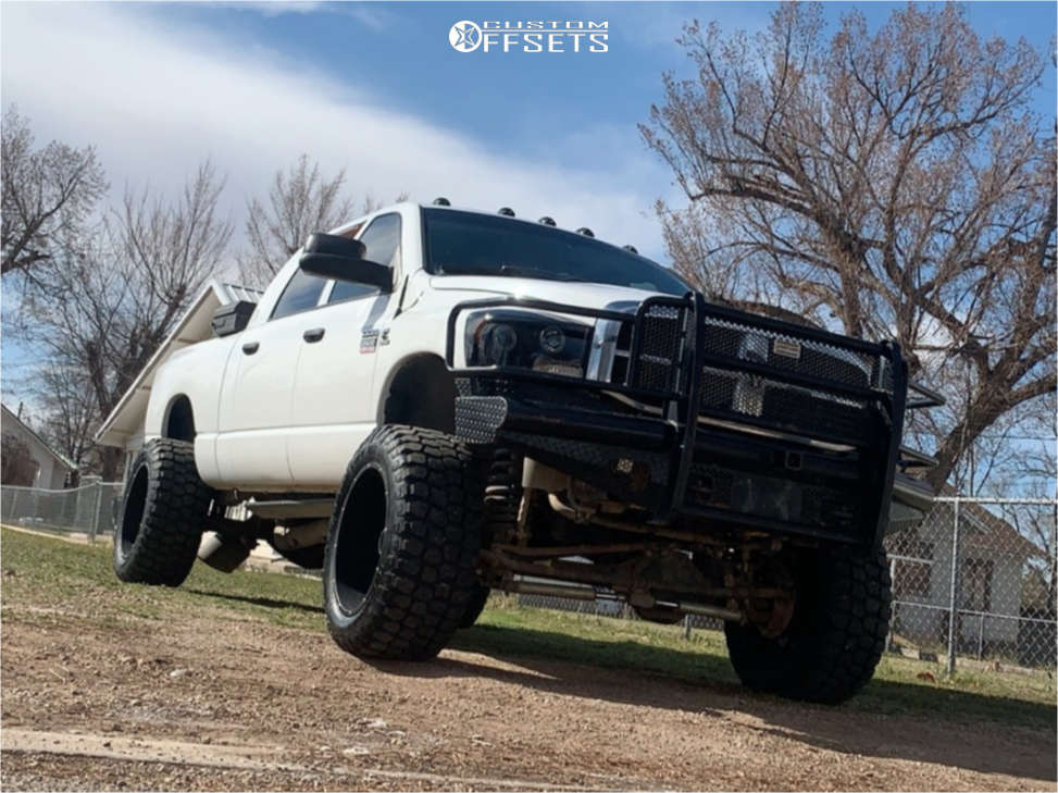 2008 Dodge Ram 2500 with 22x12 -51 Vision Rocker and 37/13.5R22 Ironman ...