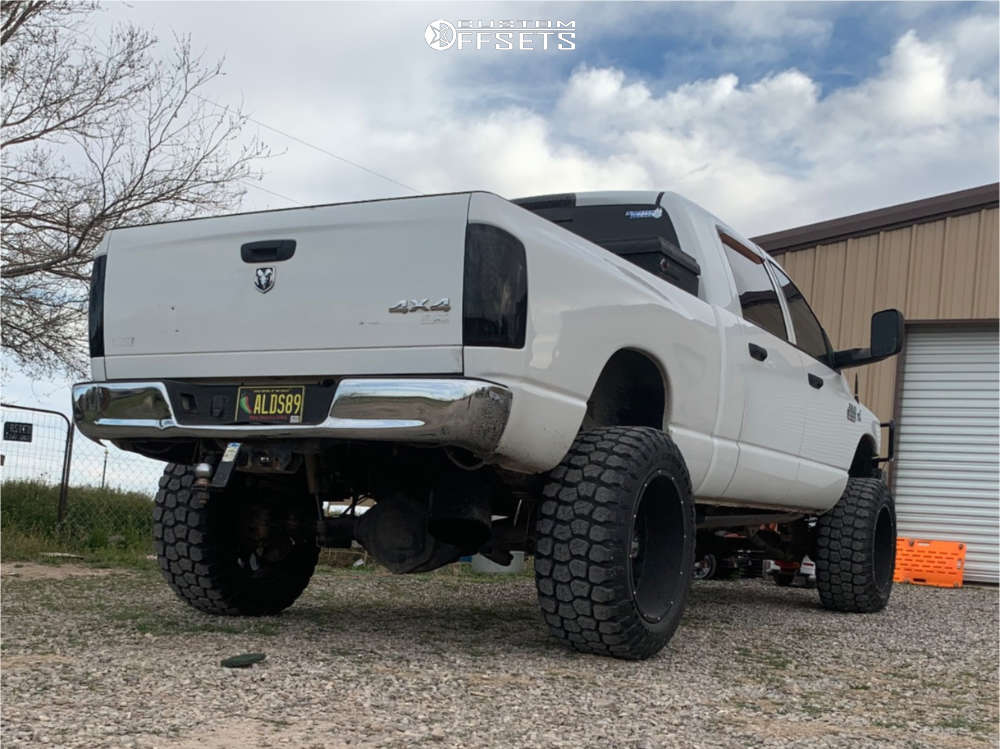 2008 Dodge Ram 2500 with 22x12 -51 Vision Rocker and 37/13.5R22 Ironman ...
