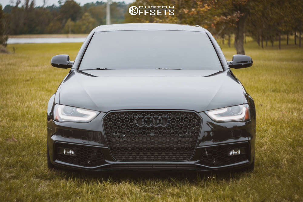 2014 Audi A4 Quattro with 20x8.5 32 Shift Spring and 245/30R20 Nankang ...