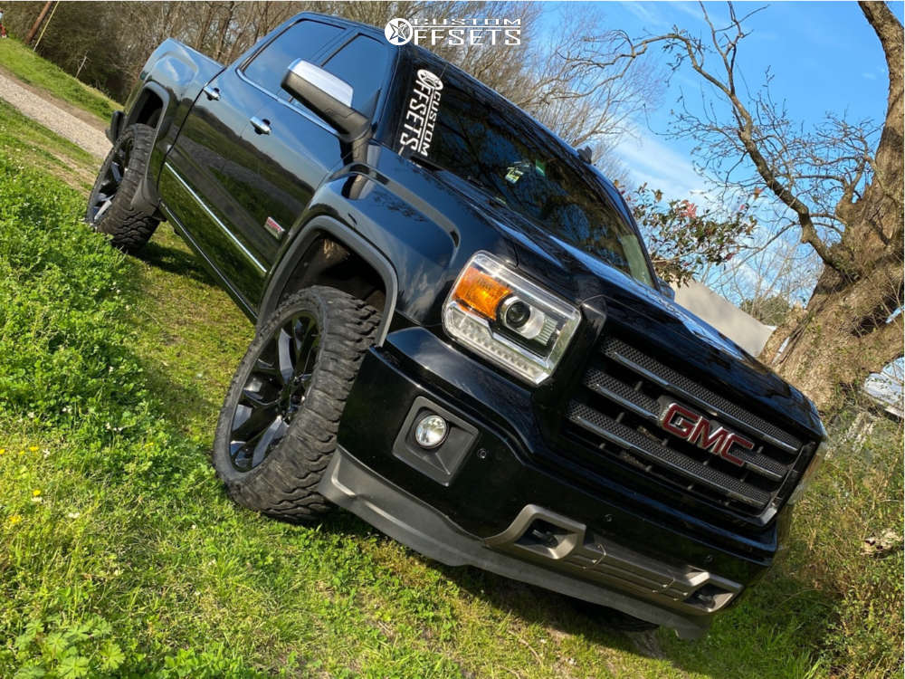 2014 GMC Sierra 1500 with 22x9 24 Wheel Replicas V1182 and 33/12.5R22 ...