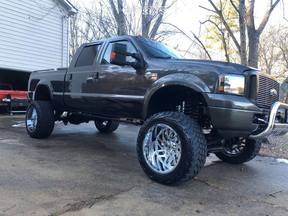 2007 Ford F-350 Super Duty with 22x14 -76 TIS 544V and 37/13.5R22 AMP ...
