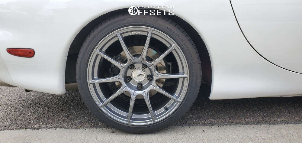 1992 Mazda RX-7 with 18x8.5 44 SSR Gtx01 and 235/40R18 Hankook Ventus ...