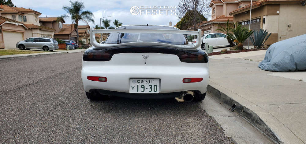 1992 Mazda RX-7 with 18x8.5 44 SSR Gtx01 and 235/40R18 Hankook Ventus ...