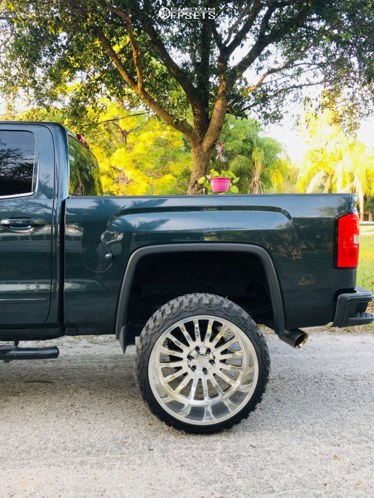 2018 GMC Sierra 1500 with 24x14 -76 Cali Off-Road Summit and 33/14.5R24 ...