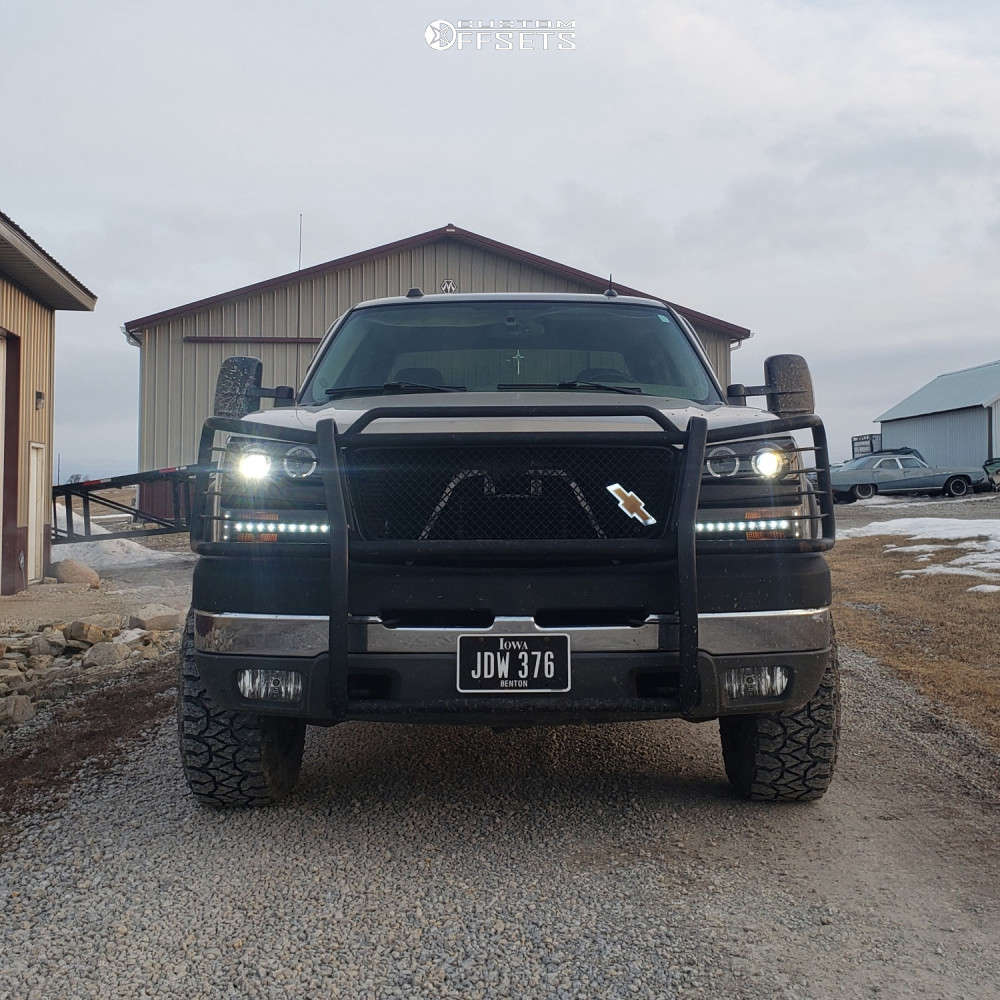 2004 Chevrolet Silverado 2500 HD with 17x9 -6 Pro Comp Series 45 and ...
