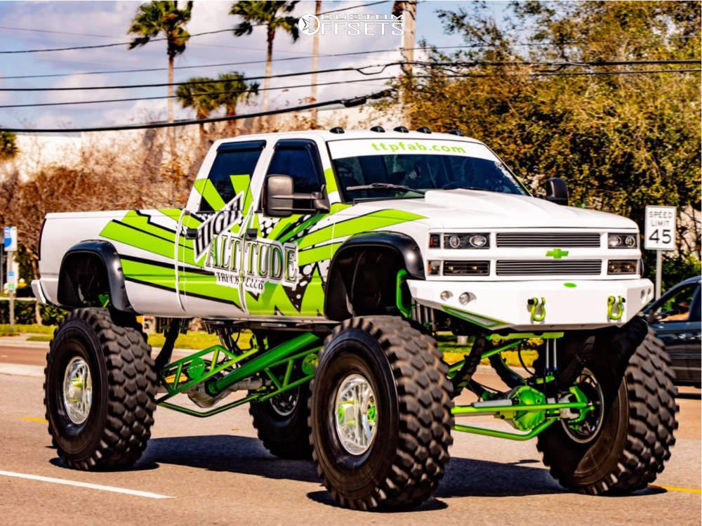1996 Chevrolet C3500 with 20x14 -73 American Force Fallout Fp and 54/16 ...