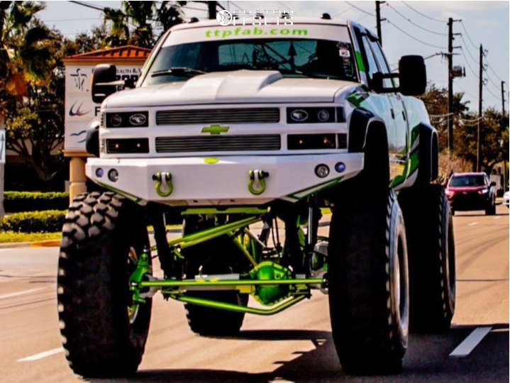 1996 Chevrolet C3500 with 20x14 -73 American Force Fallout Fp and 54/16 ...
