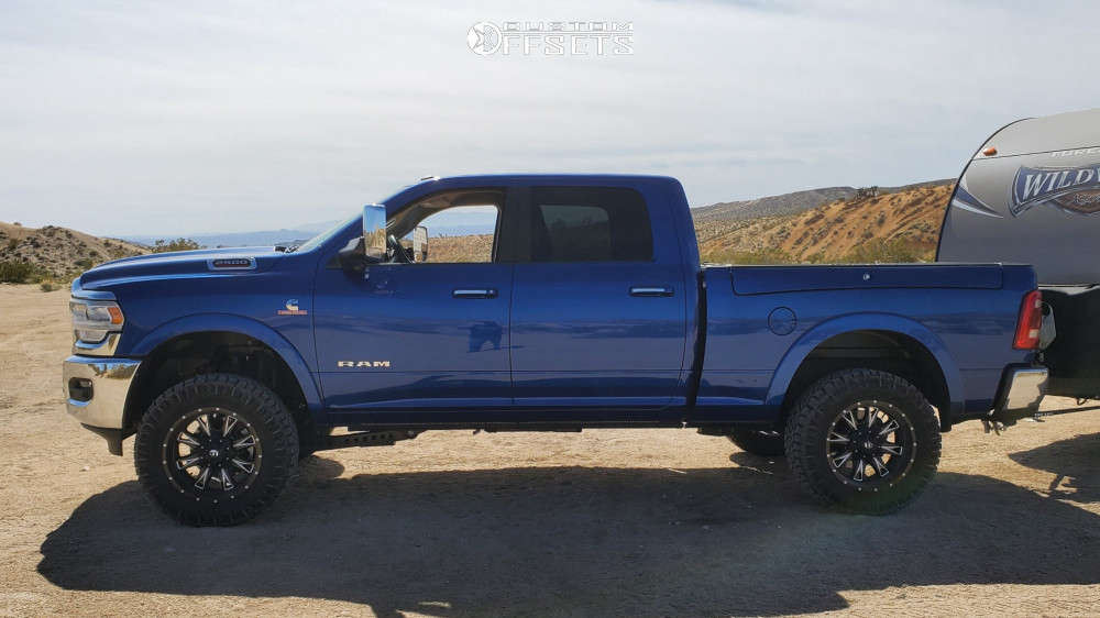 2019 Ram 2500 with 20x10 -12 Fuel Throttle and 35/12.5R20 Nitto Ridge ...