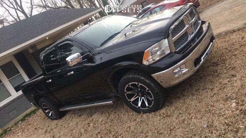 2012 Ram 1500 with 20x9 0 Ballistic Jester and 275/60R20 Nitto Ridge ...