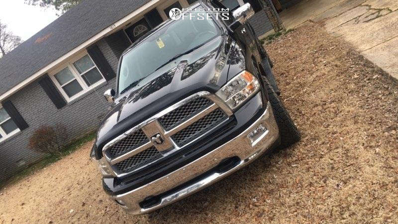 2012 Ram 1500 with 20x9 0 Ballistic Jester and 275/60R20 Nitto Ridge ...