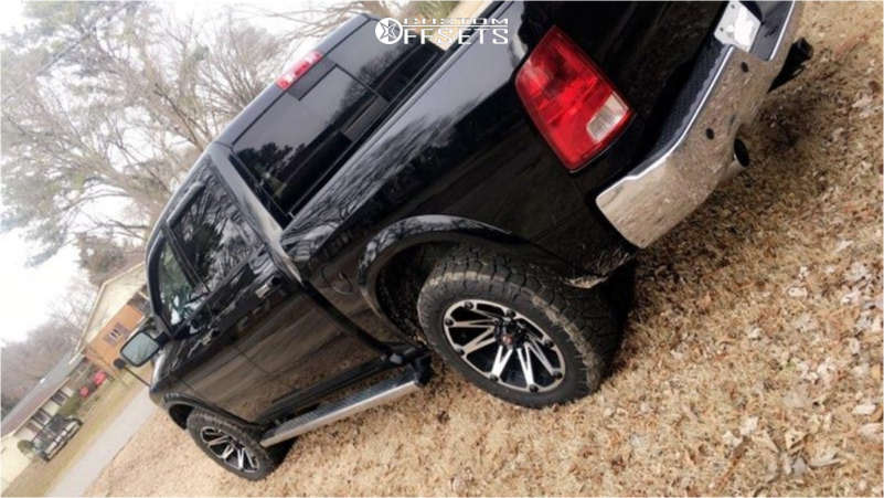 2012 Ram 1500 with 20x9 0 Ballistic Jester and 275/60R20 Nitto Ridge ...