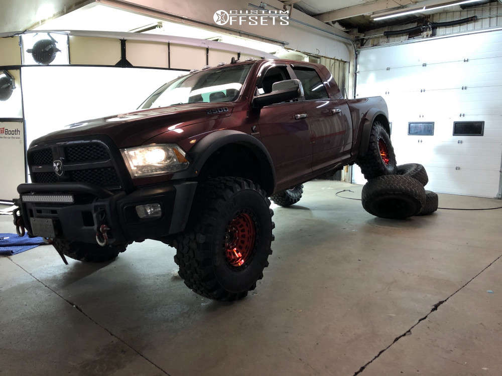 2018 Ram 2500 with 20x10 -18 Fuel Zephyr and 335/80R20 Continental ...