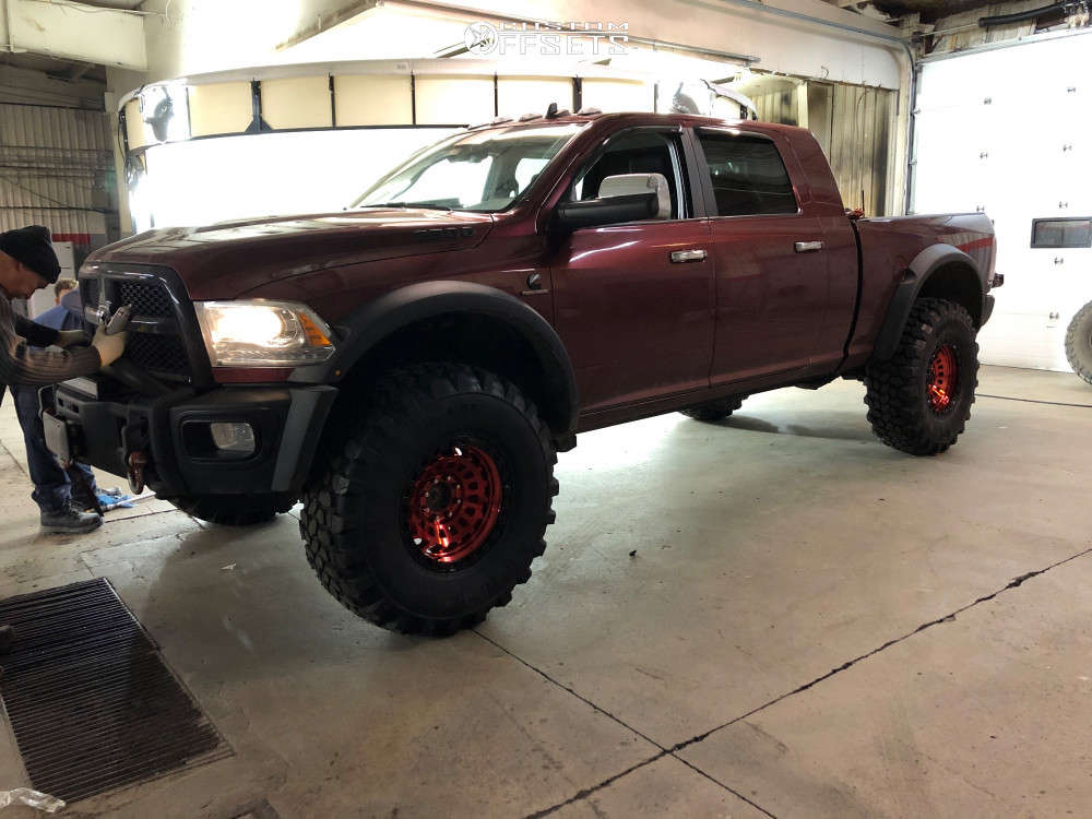 2018 Ram 2500 with 20x10 -18 Fuel Zephyr and 335/80R20 Continental ...