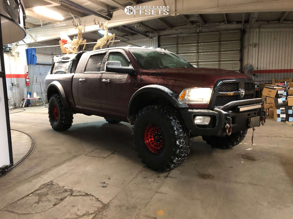 2018 Ram 2500 with 20x10 -18 Fuel Zephyr and 335/80R20 Continental ...