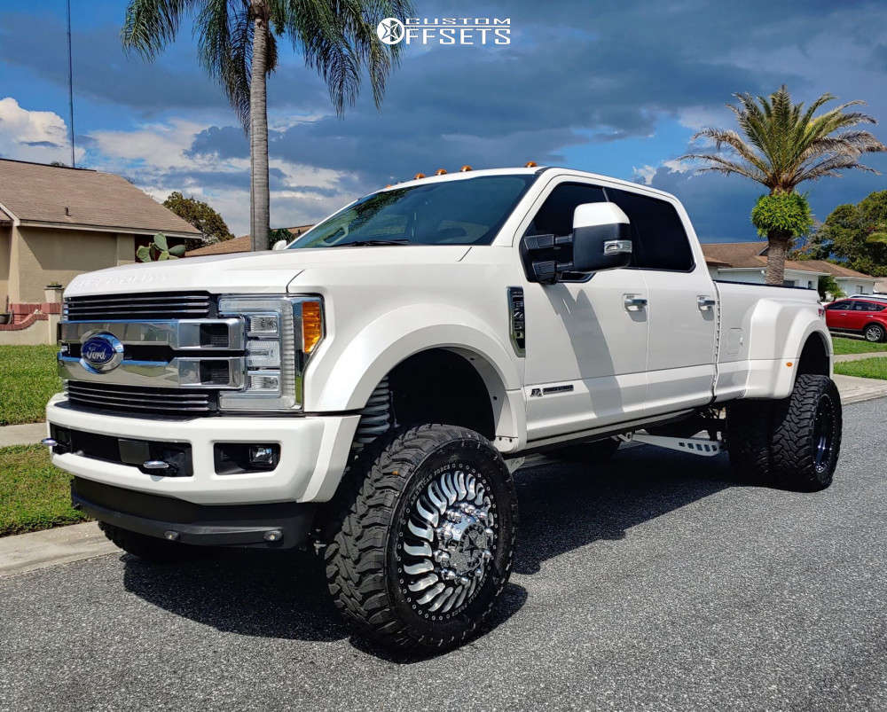 2018 Ford F-350 Super Duty with 24x8.5 -120 American Force G08 Spec and ...