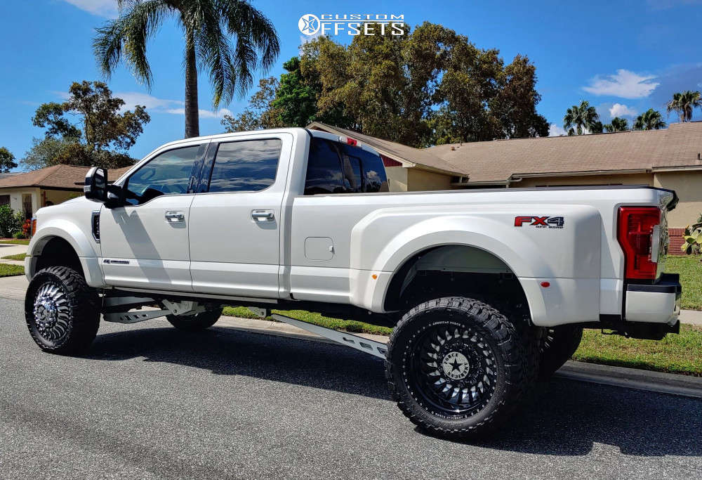 2018 Ford F-350 Super Duty with 24x8.5 -120 American Force G08 Spec and ...