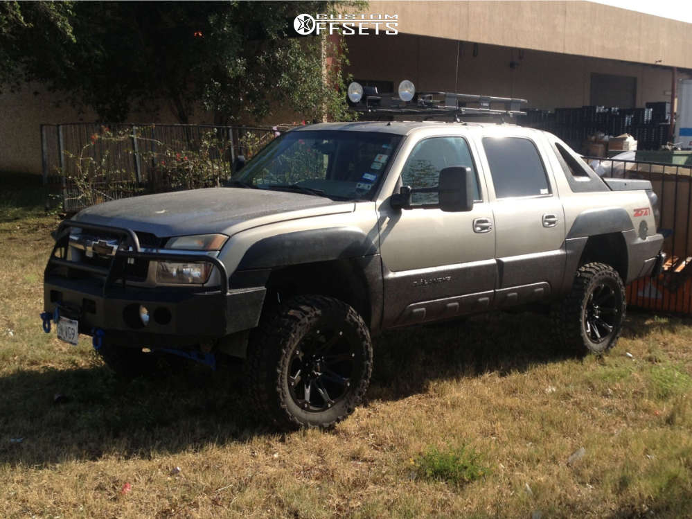 2002 Chevrolet Avalanche with 20x9 -12 Ballistic Jester and 35/12.5R20 ...
