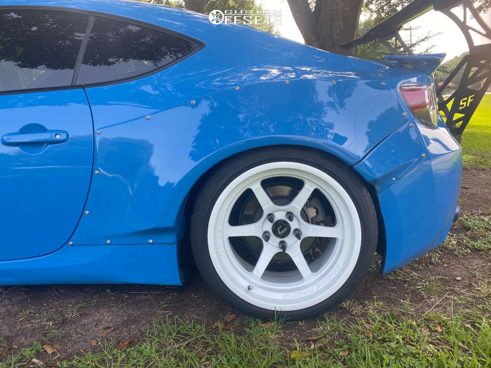 2016 Subaru BRZ with 18x9.5 10 Cosmis Racing XT-006R and 225/40R18 ...