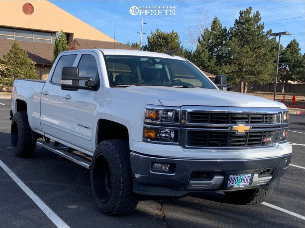 2015 Chevrolet Silverado 1500 with 20x12 -51 Vision Split and 275/65R20 ...