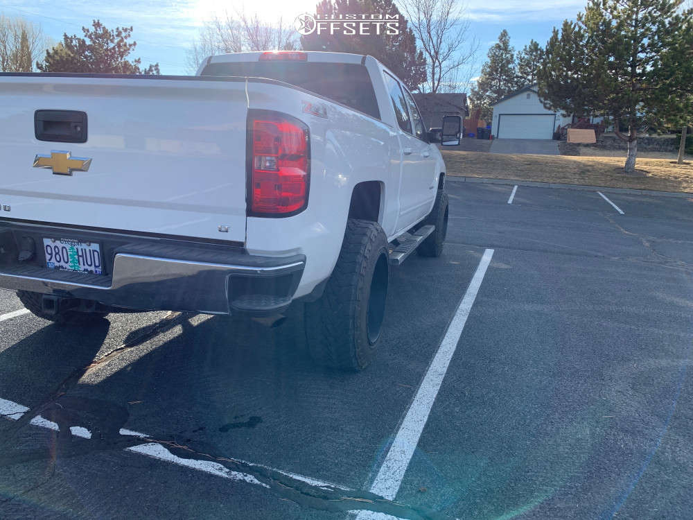 2015 Chevrolet Silverado 1500 with 20x12 -51 Vision Split and 275/65R20 ...