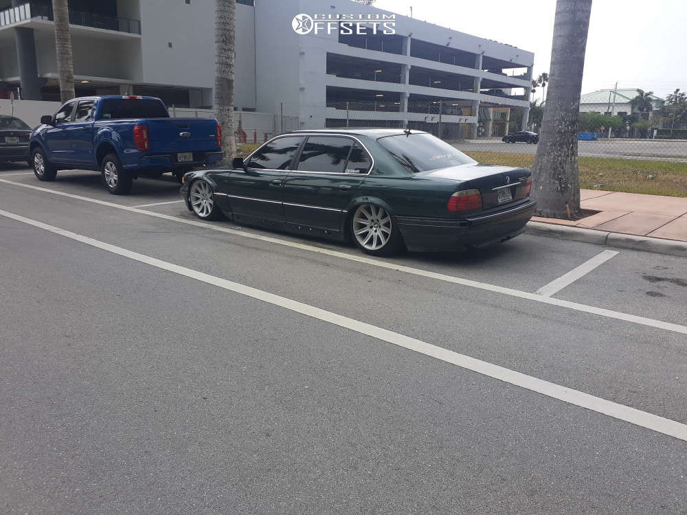 2001 BMW 740iL with 19x9 24 OEM Wheels Style 95 and 235/35R19 Atlas ...