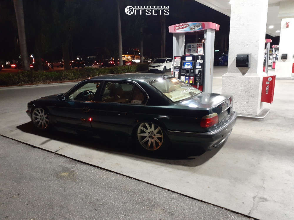 2001 BMW 740iL with 19x9 24 OEM Wheels Style 95 and 235/35R19 Atlas ...