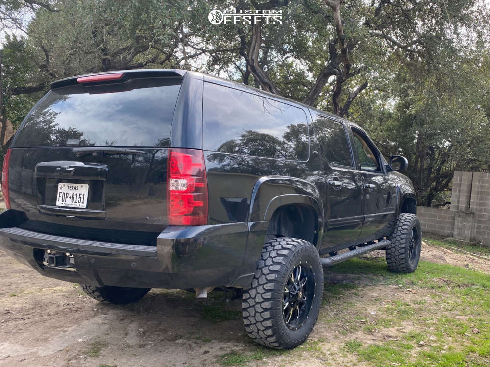 2007 Chevrolet Suburban 1500 with 20x9 -12 Ballistic Scythe and 35/12 ...