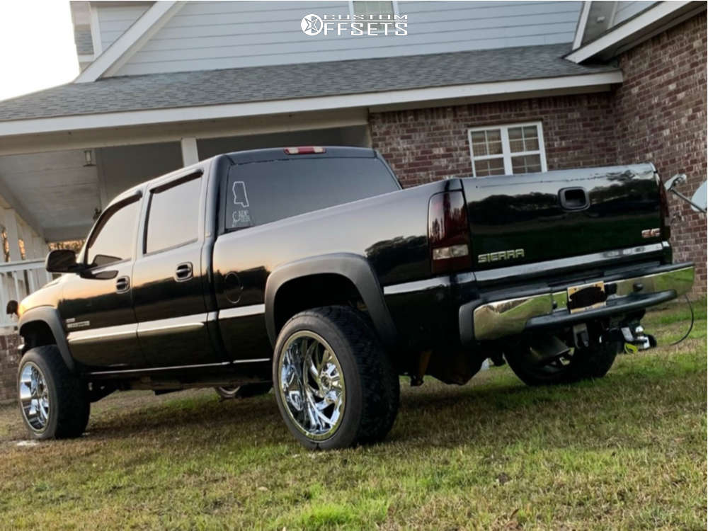 2006 GMC Sierra 2500 HD Classic with 22x12 -44 RBP 66r and 305/40R22 ...