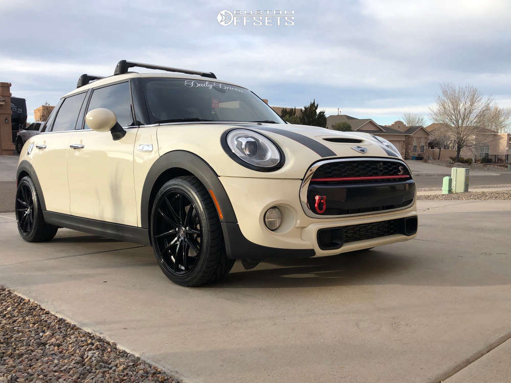 2016 Mini Cooper with 18x8 45 Konig Oversteer and 225/40R18 Nitto Neo ...