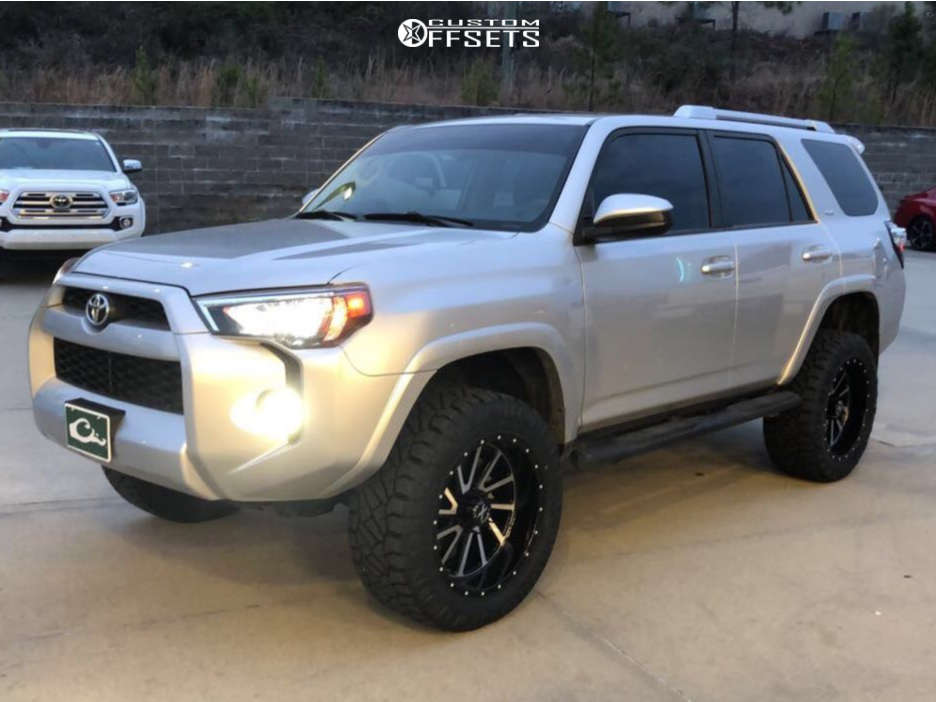 2016 Toyota 4Runner with 20x10 -19 Xtreme Force Xf3 and 285/55R20 Nitto ...
