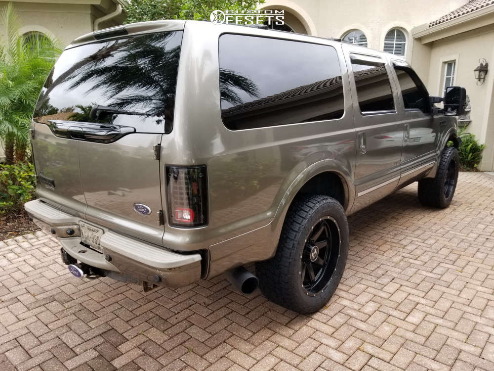 2003 Ford Excursion with 22x10 -25 Hostile Alpha and 325/50R22 Nitto Terra Grappler G2 and ...