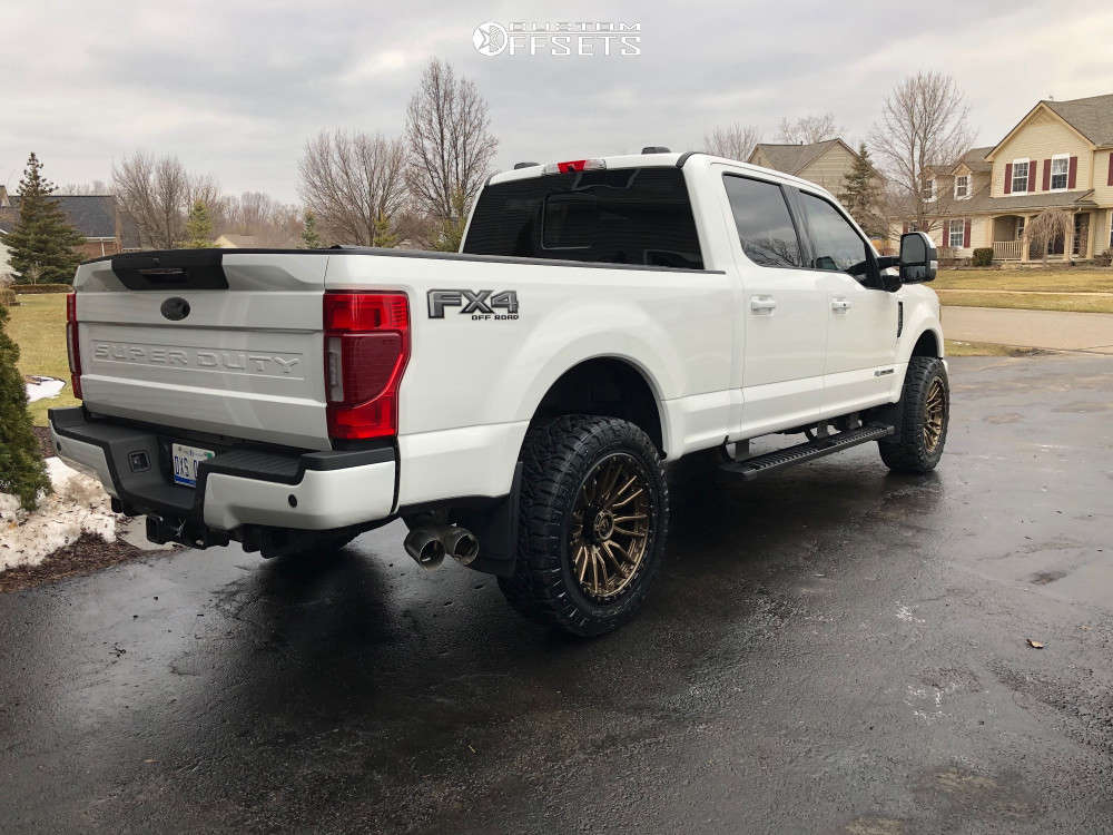 2020 Ford F-350 Super Duty with 22x10 -18 Fuel Rebel and 285/55R22 ...