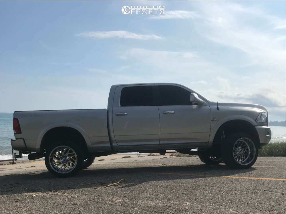 2017 Ram 2500 with 22x12 -44 Fuel Triton and 33/12.5R22 Nitto Recon ...
