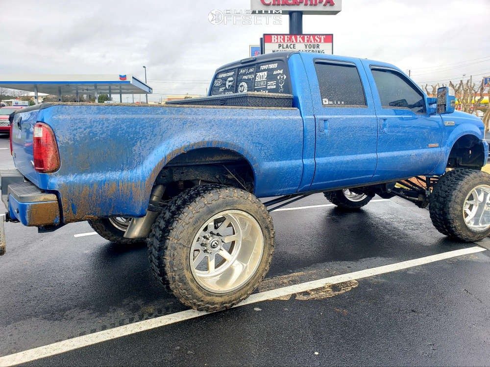 2005 Ford F-250 Super Duty with 24x16 -103 Fuel Forged Ff09 and 40/15 ...