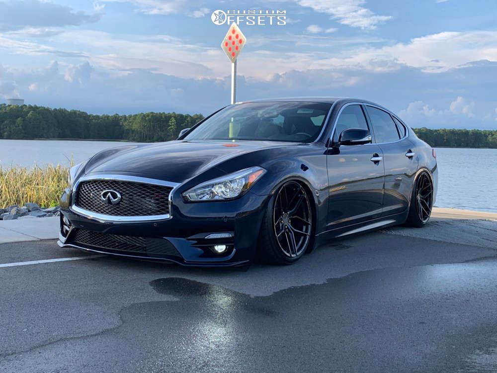 2019 Infiniti Q70 with 20x10.5 28 Stance Sf-01 and 235/40R20 Nankang ...