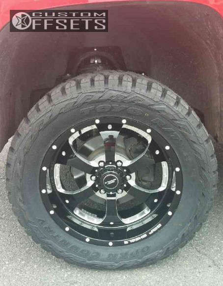 2013 Chevrolet Silverado 1500 with 20x9 0 BMF Novakane and 33/12.5R20 ...