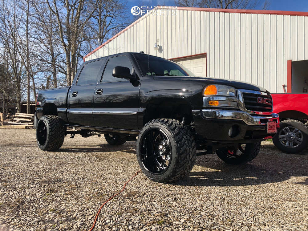 2004 GMC Sierra 1500 Classic with 22x14 -76 Dropstars Forged F61bm1 and ...