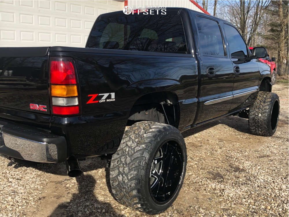 2004 GMC Sierra 1500 Classic with 22x14 -76 Dropstars Forged F61bm1 and ...