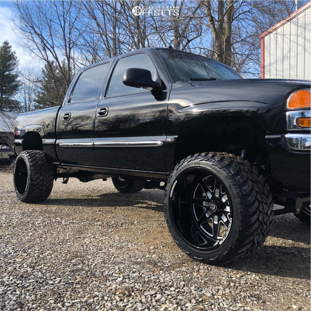 2004 GMC Sierra 1500 Classic with 22x14 -76 Dropstars Forged F61bm1 and ...