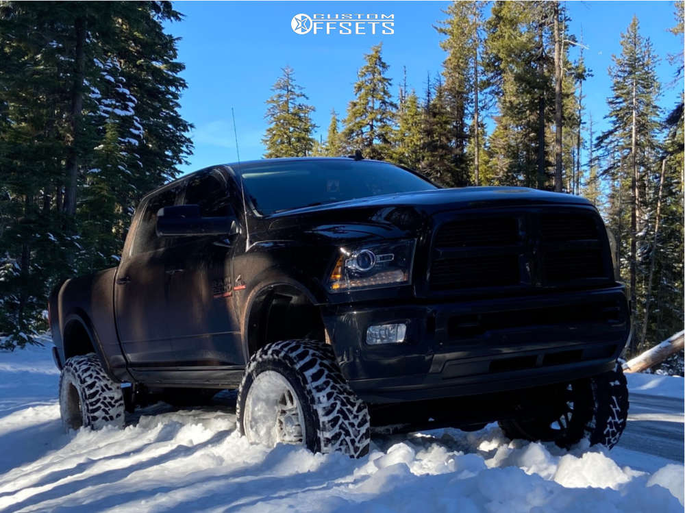2016 Dodge Ram 2500 with 22x12 -43 American Force Trax Ss and 37/12 ...