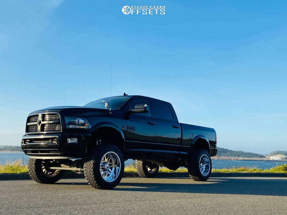 2016 Dodge Ram 2500 with 22x12 -43 American Force Trax Ss and 37/12 ...