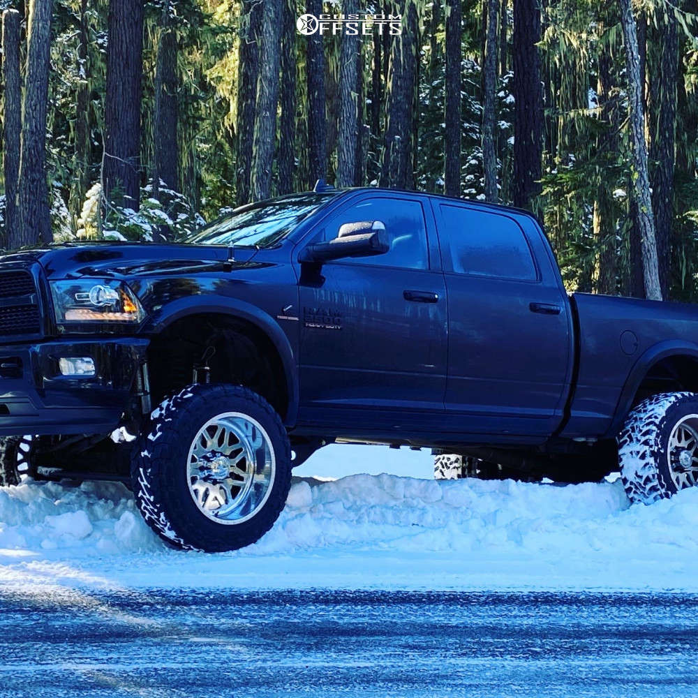 2016 Dodge Ram 2500 with 22x12 -43 American Force Trax Ss and 37/12 ...