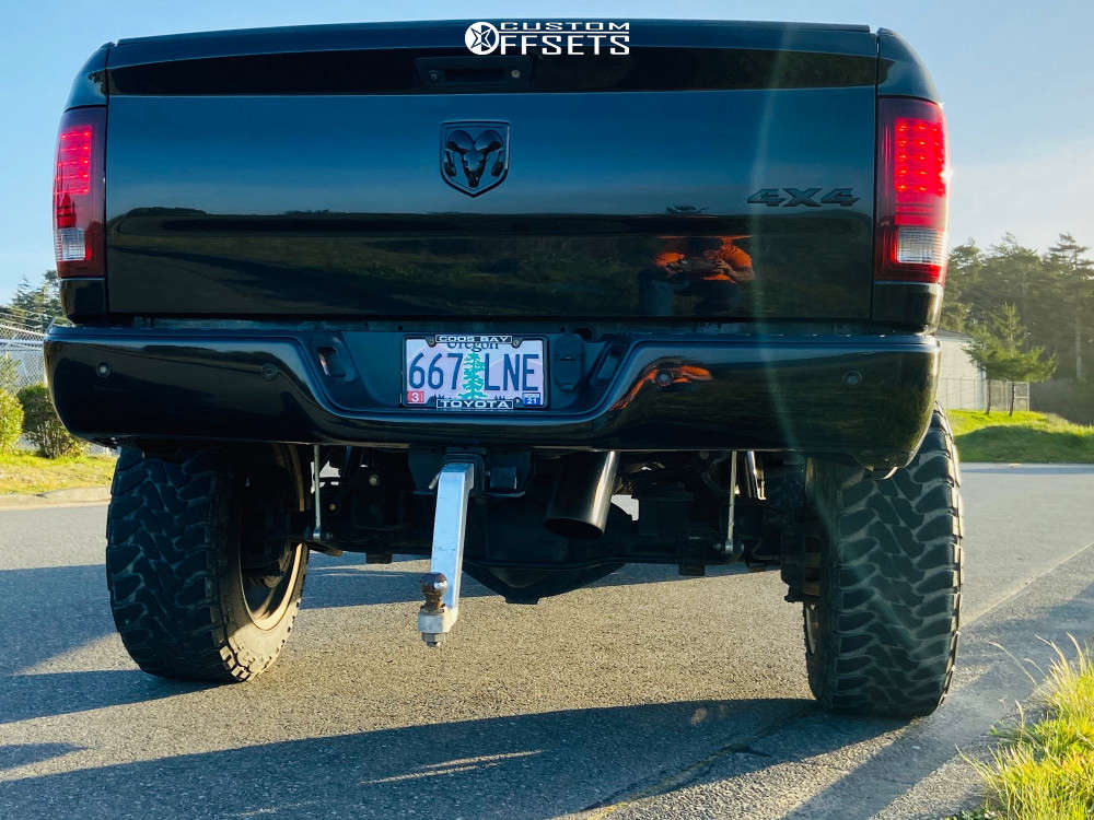 2016 Dodge Ram 2500 with 22x12 -43 American Force Trax Ss and 37/12 ...