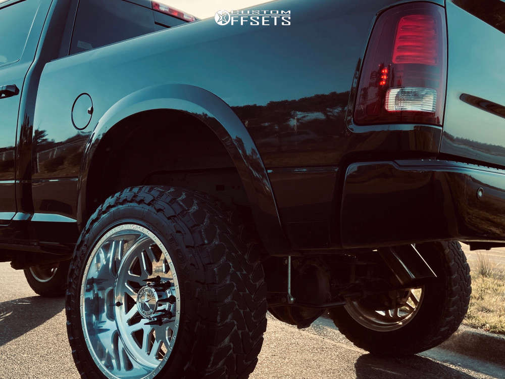 2016 Dodge Ram 2500 with 22x12 -43 American Force Trax Ss and 37/12 ...