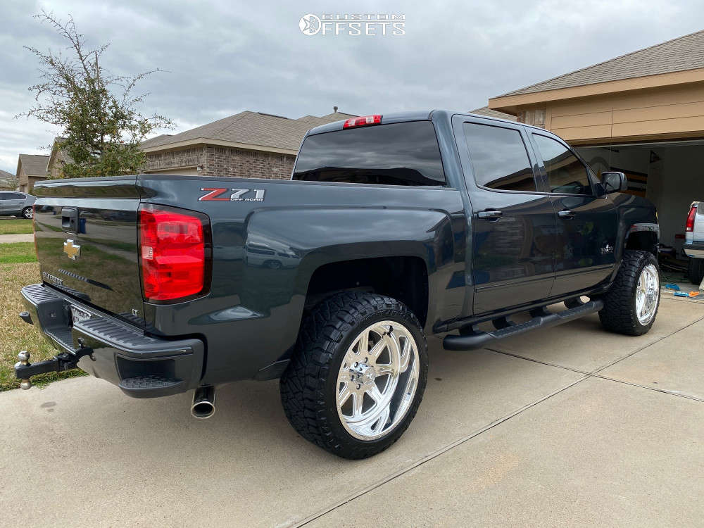 2018 Chevrolet Silverado 1500 with 22x12 -40 American Force Legend Ss ...
